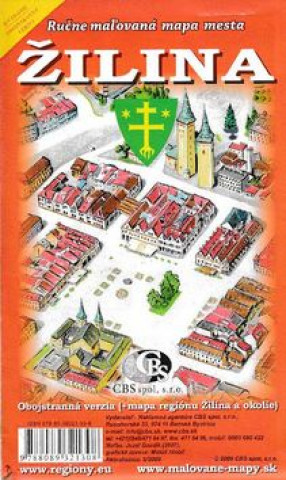 Ručne maľovaná mapa mesta Žilina / Nejlevnější knihy