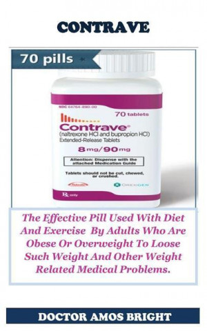 Contrave: The Effective Pill Used with Diet and Exercise by Adults Who ...