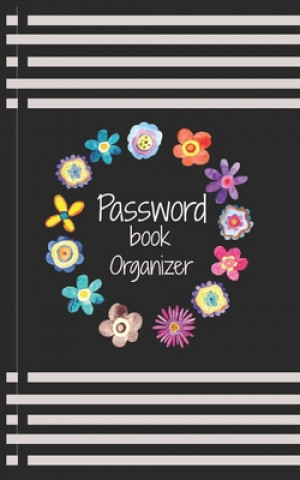 Password Book Organizer: 5 x 8 password book mini sized with large ...